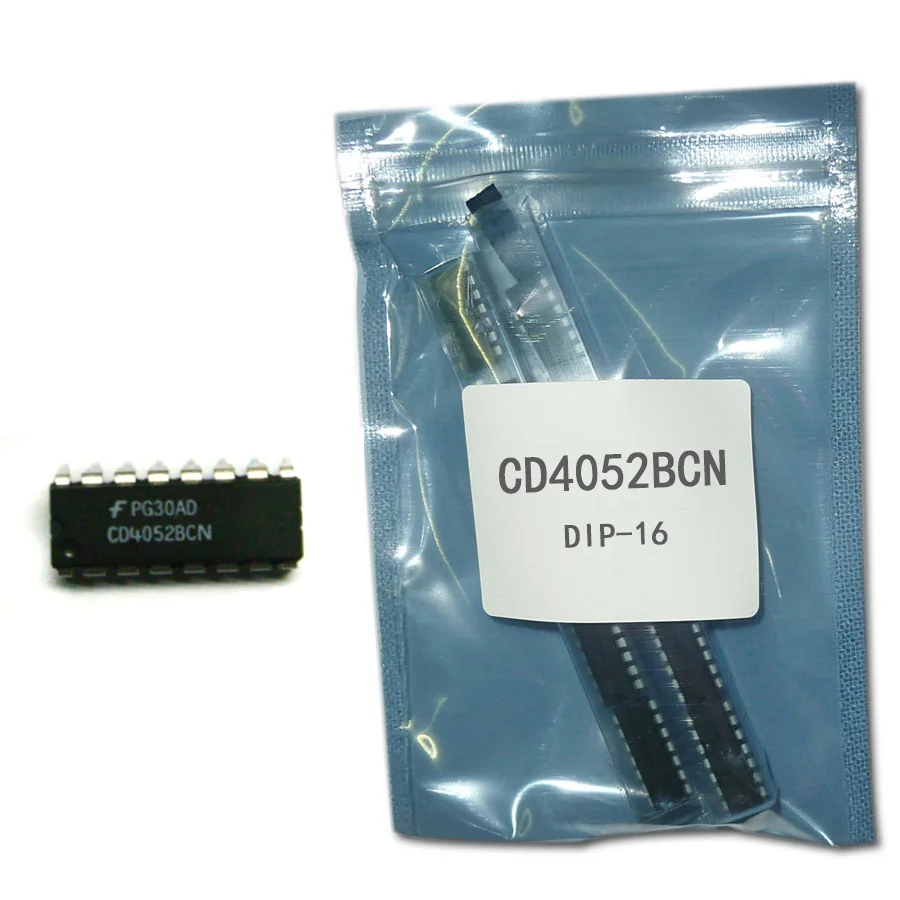 CD4052BE CD4052BCN cd4052 DIP 16 Signal Separator Demultiplexer 5pcs ...