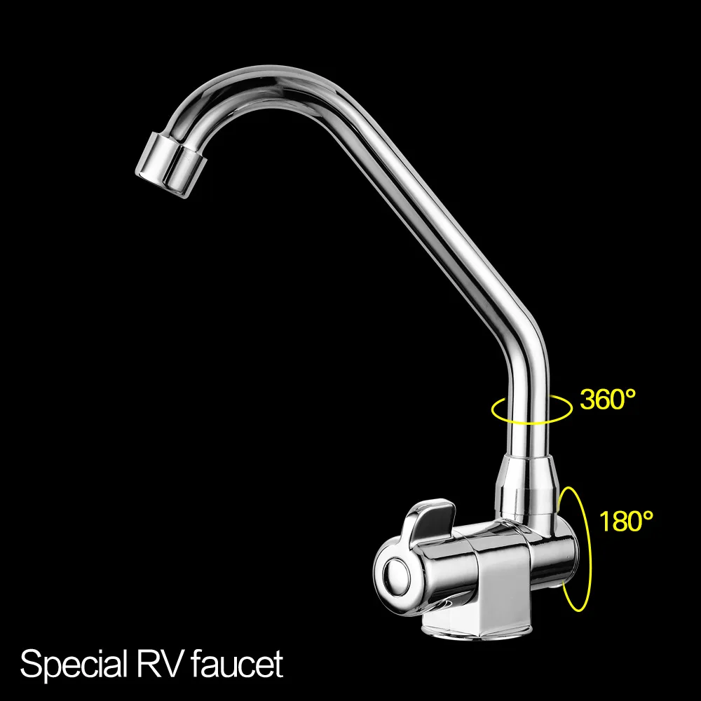 Copper Caravan Boat 360 Rotation Cold Water Faucet Tap Kitchen Bathroom ...