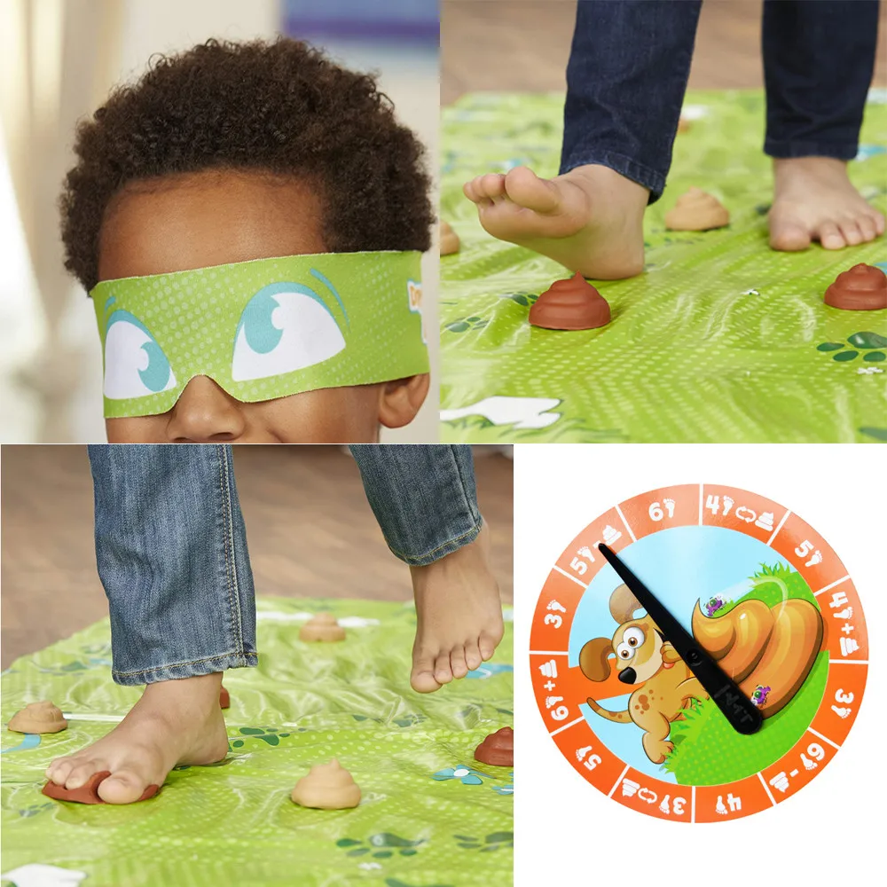 «Не шагайте в нем Избегайте протекать какашки игры с завязанными глазами какашки Избегайте