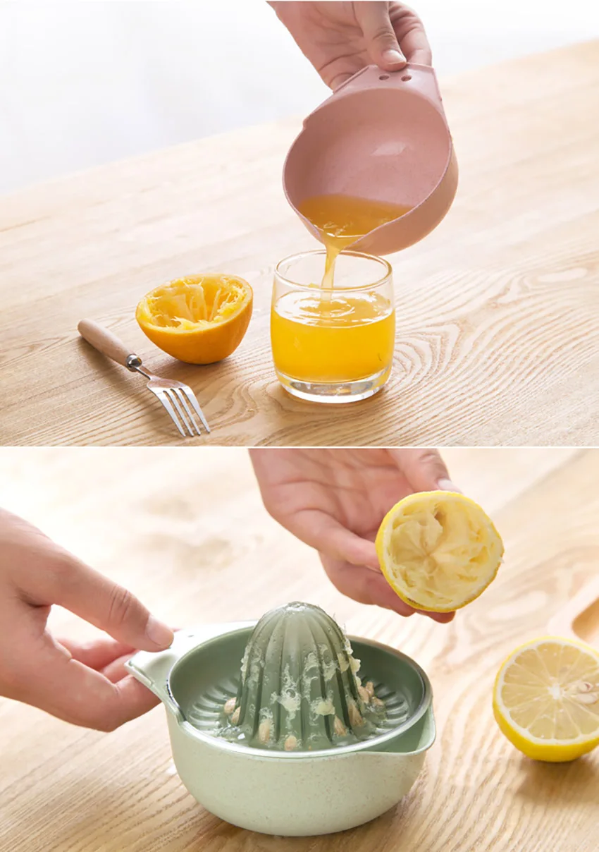 Пшеничная солома Ручная Соковыжималка Цитрусовые Лайм Оранжевый Лимон ...