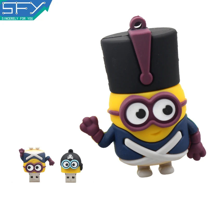 2016 New Arrival SFY Usb Flash Drive Real Capacity Minions 8GB 16GB ...