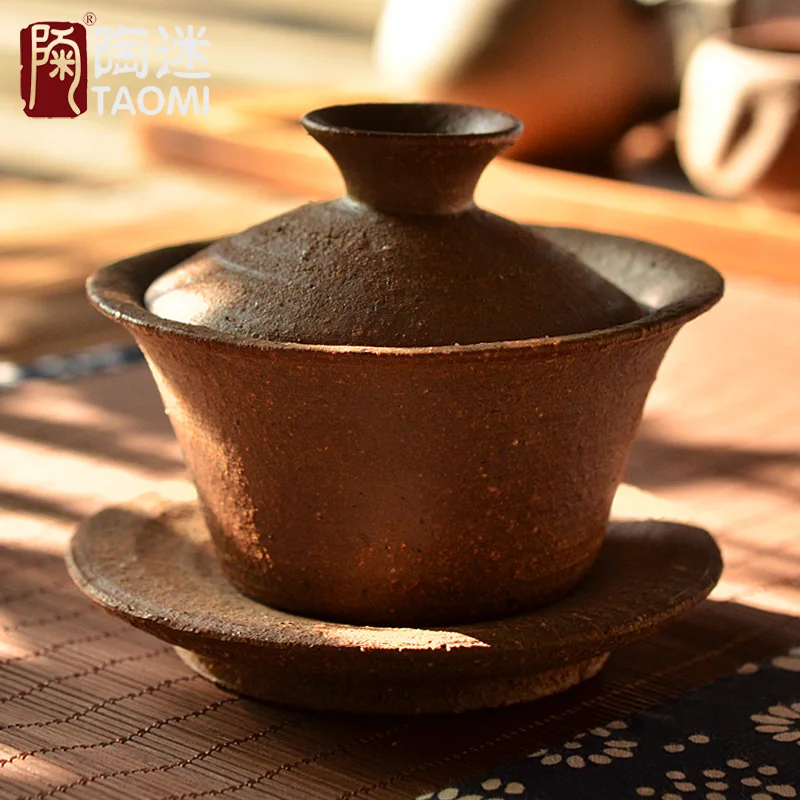 Drinkware Coffee Tea Sets,Vintage Japanese Style Ceramic Gaiwan Tea Cup ...