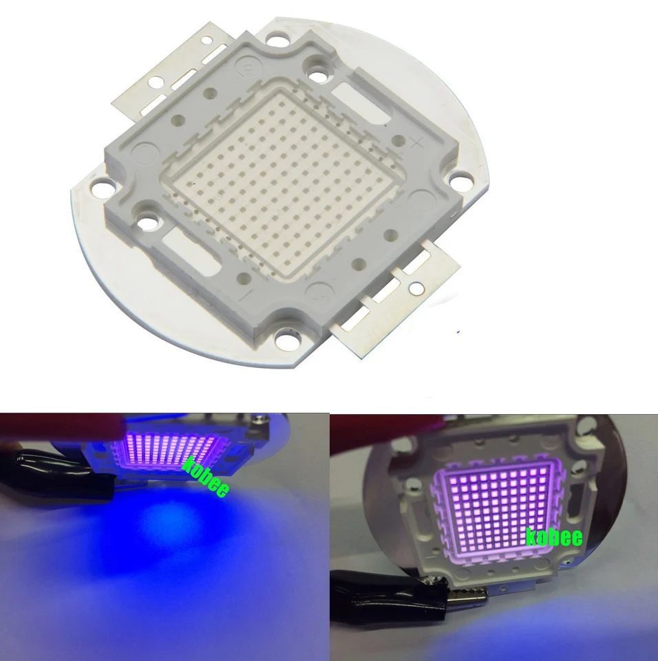 CHTPON-100W-395nm-High-Power-LED-Chip-UV-Purple-Light-395nm-100W ...