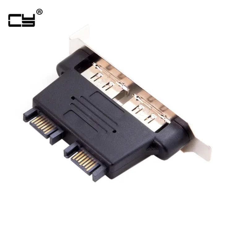 Esata 7Pin Adapter Dual Port SATA 7pin Adapter Male to Male with Low ...