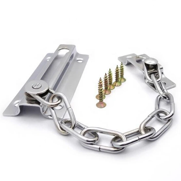 180mm Iron Silver Premium Home Safety Door Security Lock Catch Latch ...