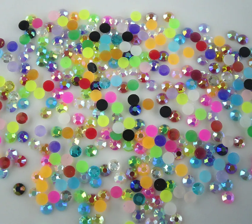 Haberdashery Jelly resin rhinestone crystals 3mm 3000 piece Rhinestones ...