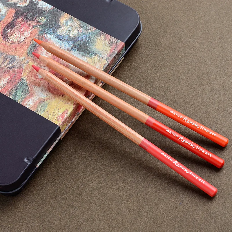 Marco Renoir 48 Colors Oily Colored Pencil Set lapices de colores ...