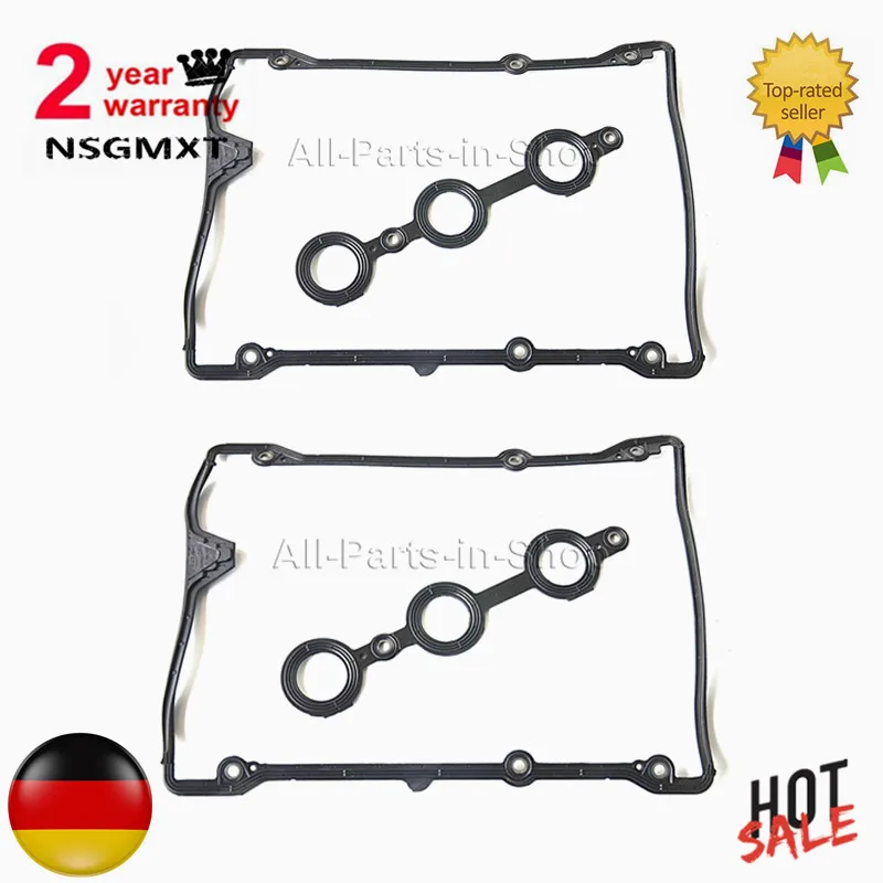 Ap01 2 Pcs Engine Rocker Cover/cylinder Head Gasket Seal 078198025 For ...