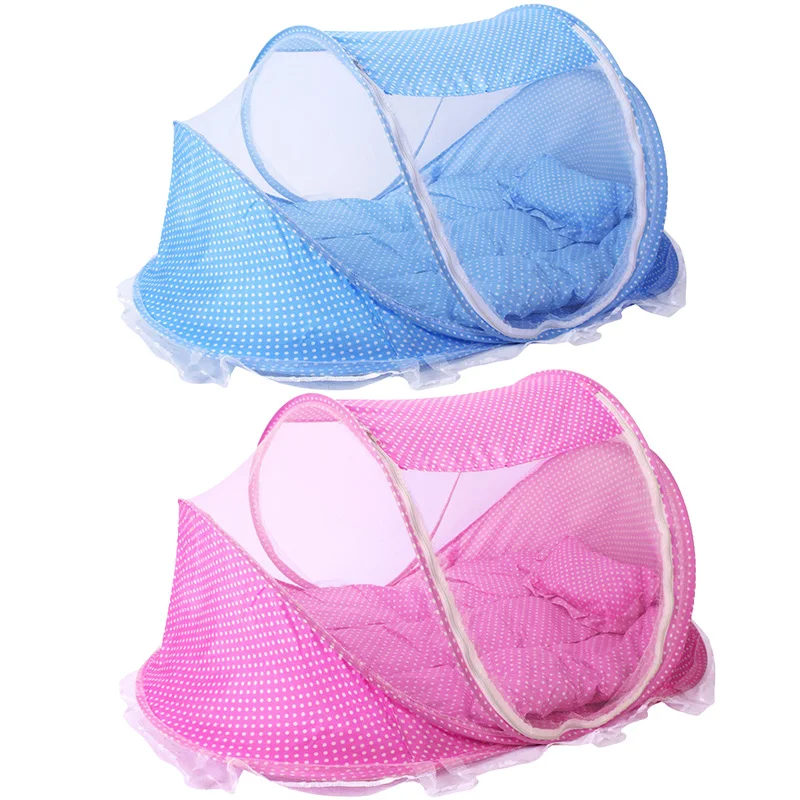 Infant Bed Mosquito Nets Folding Baby Bedding Crib Netting Children ...