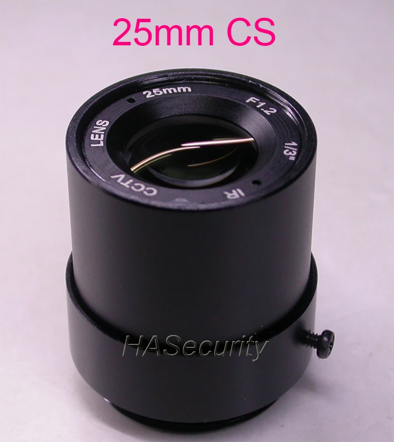 25mm CS mount 1/3" F1.2 LENs for CCTV camera for CCD image sensor|lens ...
