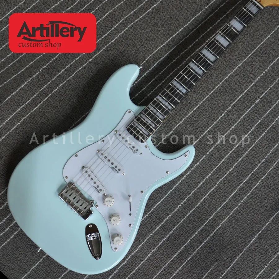 Artillery custom ST electric guitar 6 strings with ebony fingerboard ...