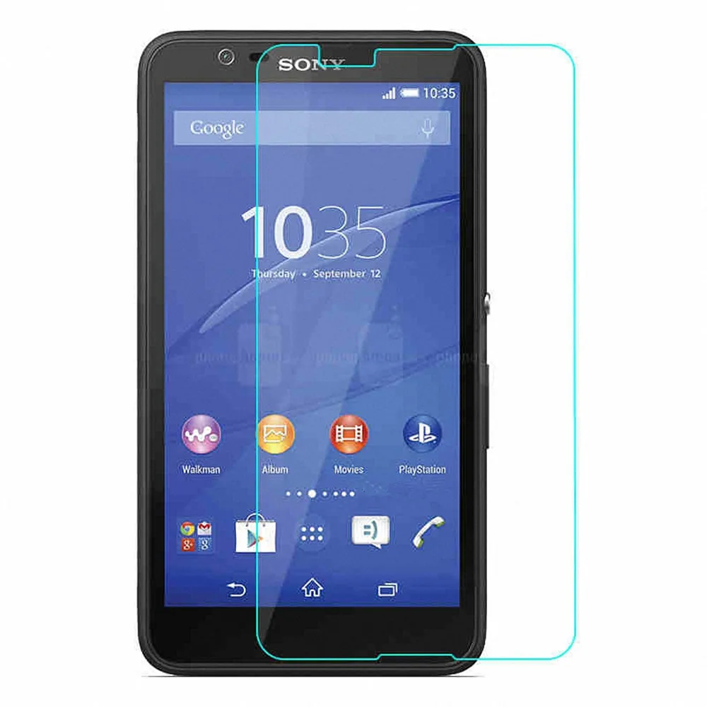 10pcs/lot 2.5D 0.26mm 9H Premium Tempered Glass For Sony Xperia E4 Dual ...