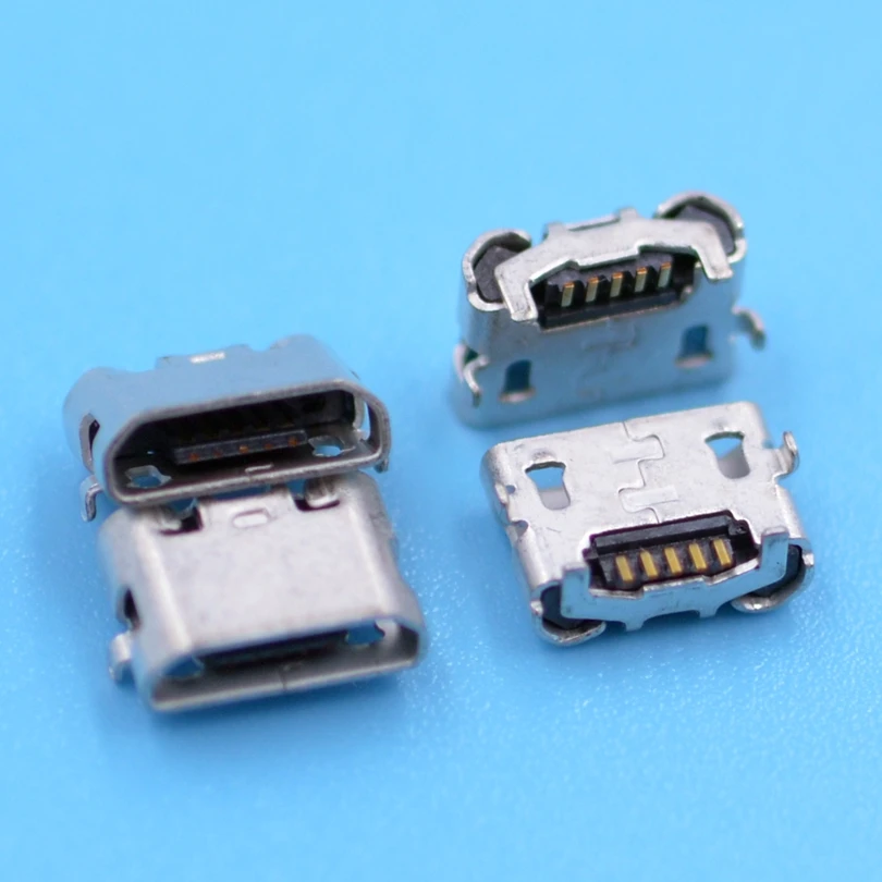 Conector de puerto de carga micro USB, 100 unids/lote para Huawei 4X, 4X, Y6, 4A, P8, C8817, P8 ...