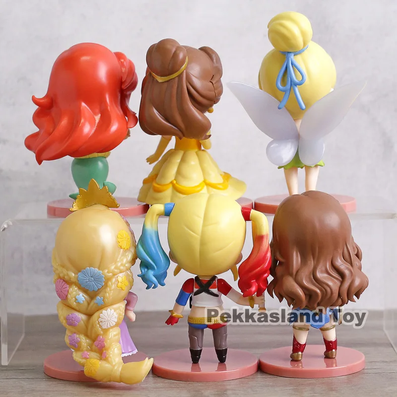 Q Posket Belle Ariel Wonder Woman Tinker Bell Harley Quinn Rapunzel PVC ...