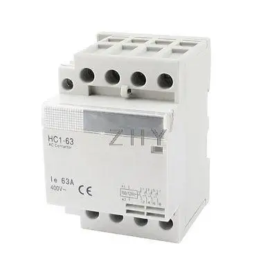 100/120V Coil Volt 63A 4 Pole Electric Power AC Contactor Block|ac ...