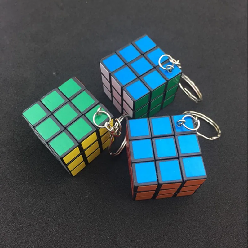Aliexpress.com : Buy 12PCS Small Magic Cube Pendant Key Circle Puzzle ...