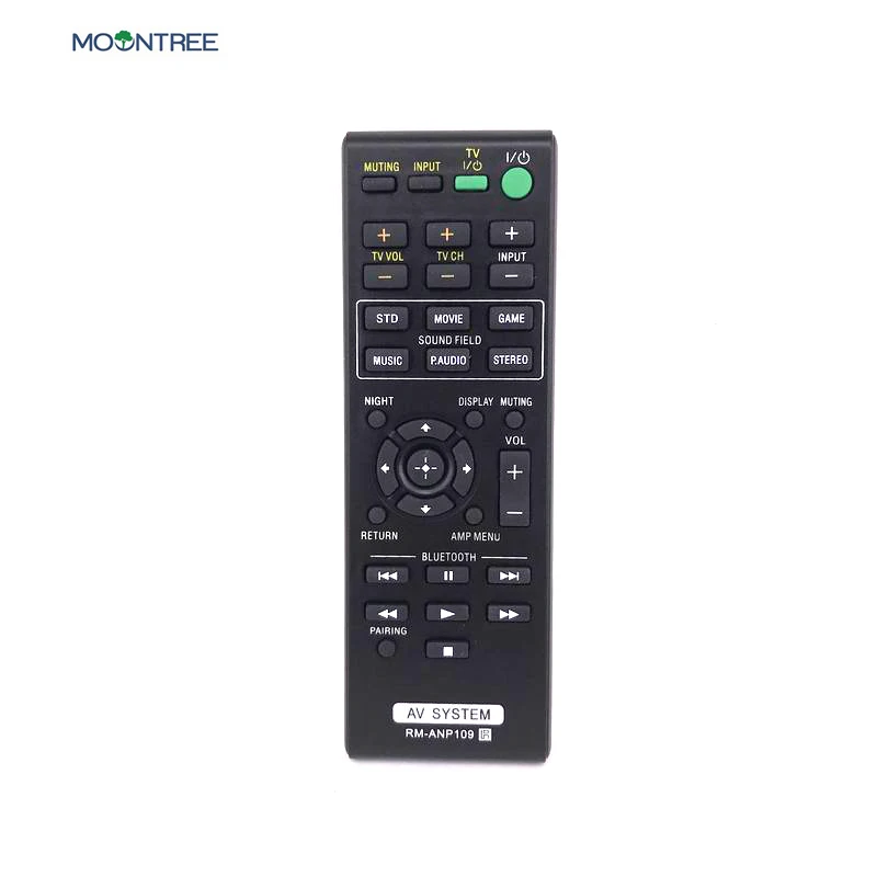 RM ANP109 remote control for Sony AV SYSTEM black remote controller ...