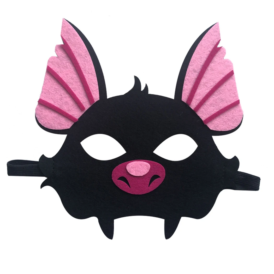2PCS Halloween Masks Creative Bats Funny Half Face Masks Party Masks ...
