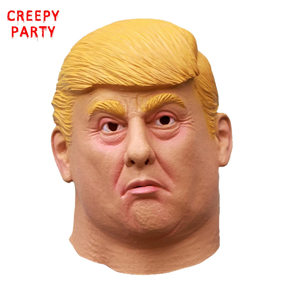 American President Donald Trump Mask Realistic Celebrity Full Face ...