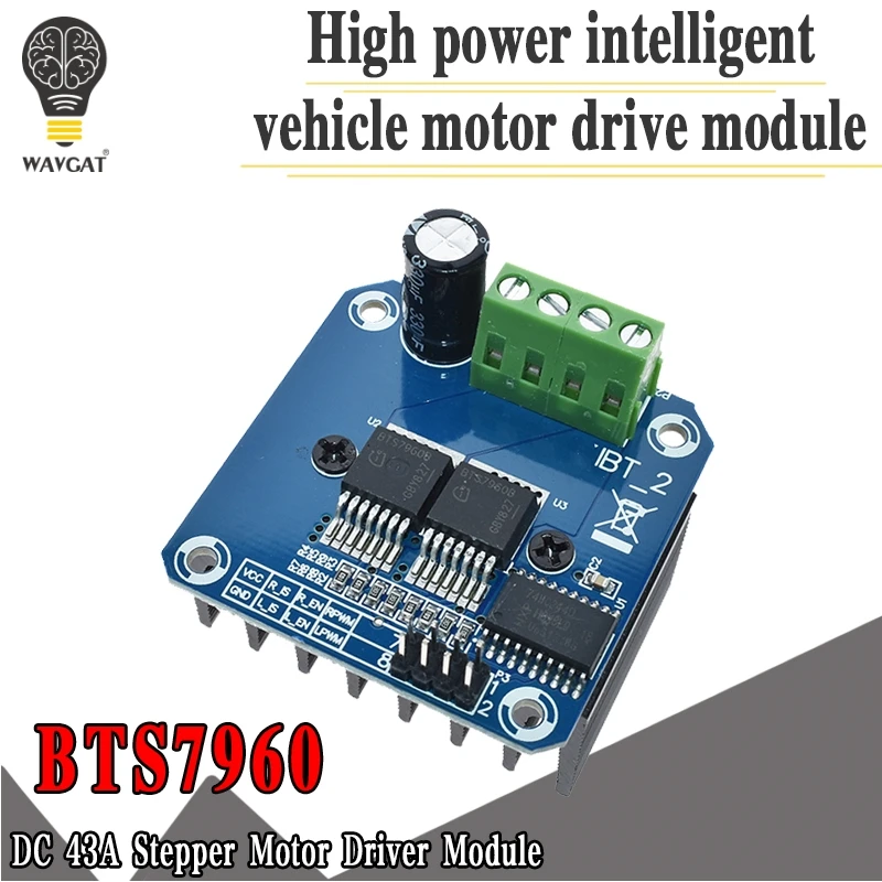 Double Bts7960 43a H-bridge High-power Motor Driver Module/ Diy Smart Car Current Diagnostic ...