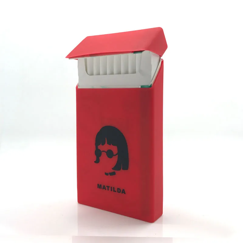 Women Cigarette Case Silm Cigarettes Case Cover Silicone Smoking Long ...