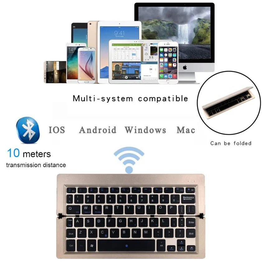 2017 Hot Sale Hillsionly New fashion cool Foldable Ultra Slim Bluetooth ...