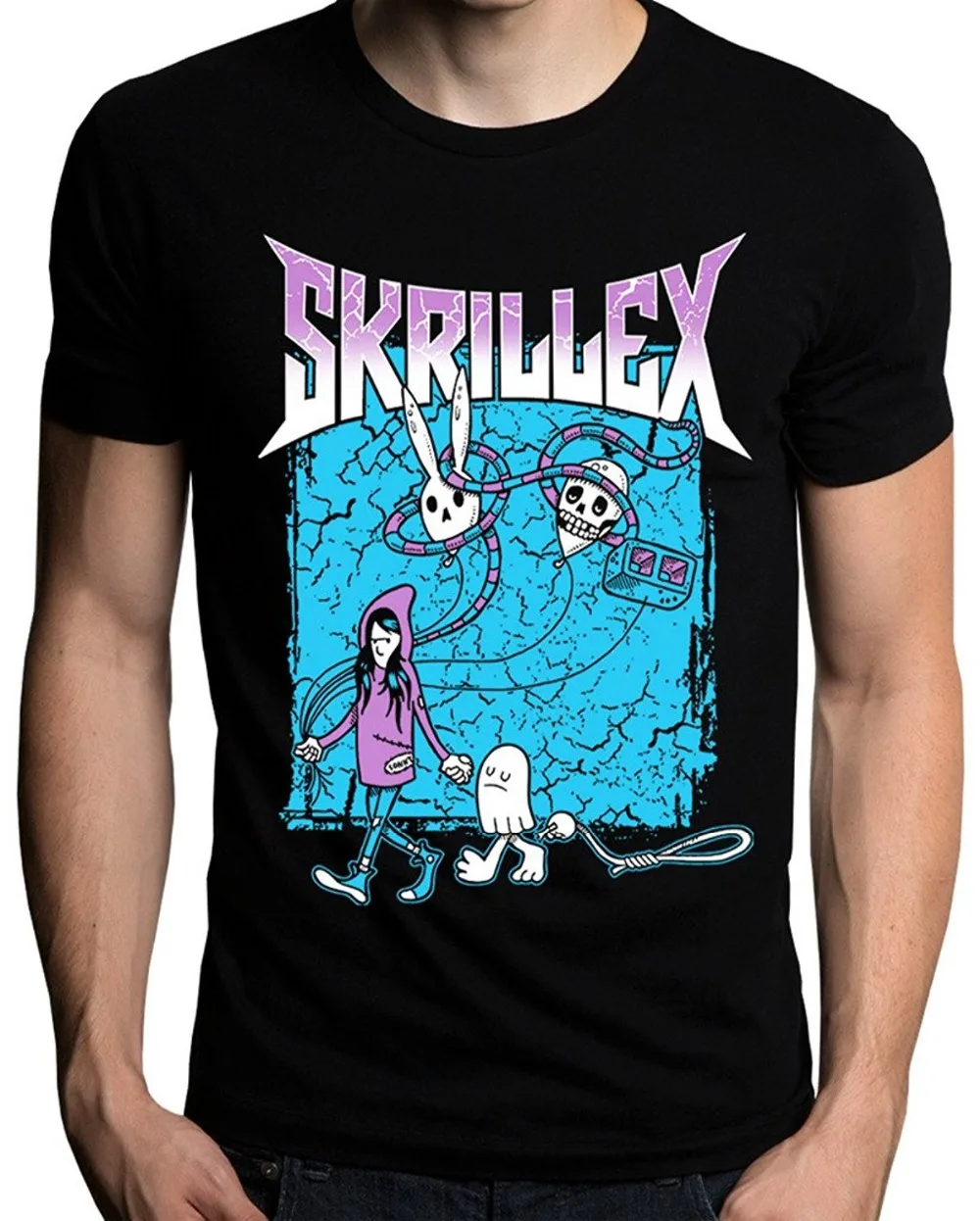 Jzecco Cool Shirt Designs O Neck Graphic Short Sleeve Mens Skrillex ...