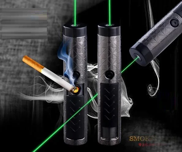 Infrared Green Light USB Charging Lighter Multi Functional Laser ...
