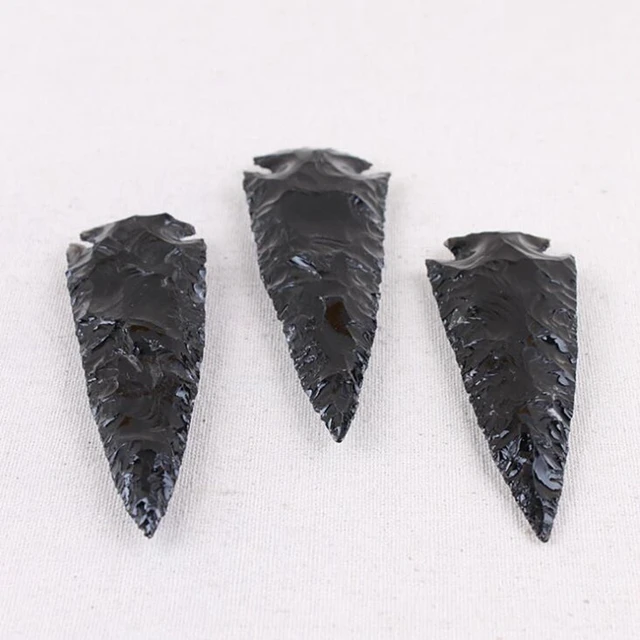Authentic Obsidian Arrowheads