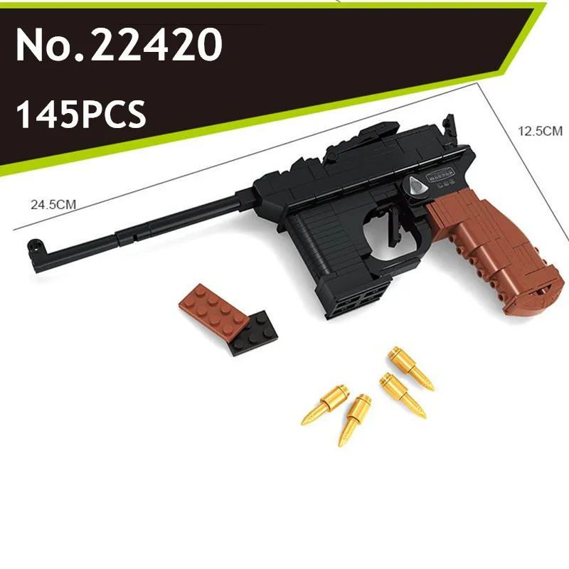 Mini Luger P08 Pistol VS Luger P08 Auto Shell Ejecting, 40% OFF