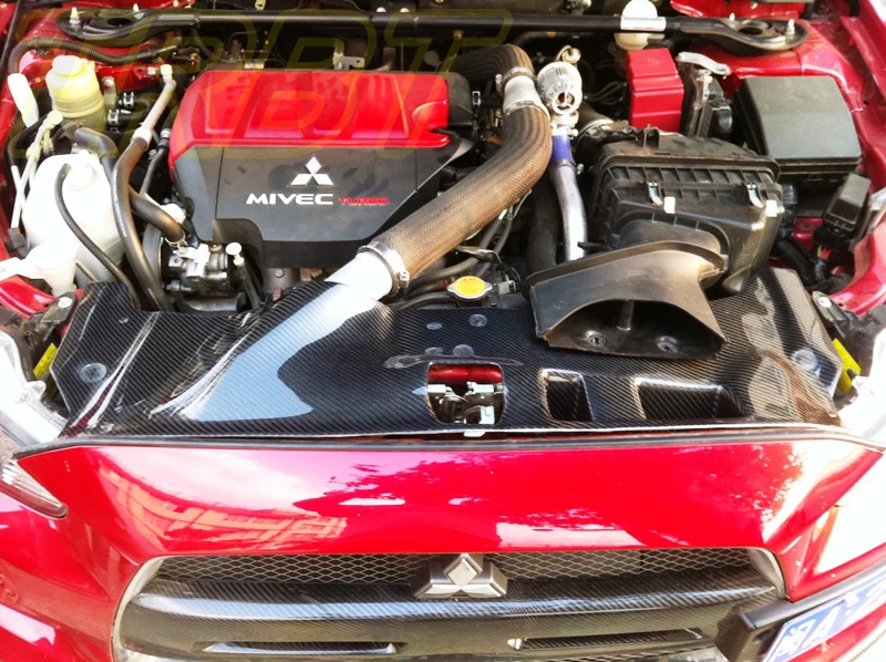 Evo10 Radiator Cover Evo X Carbon Fiber Radiator Cover Evolution 10 ...