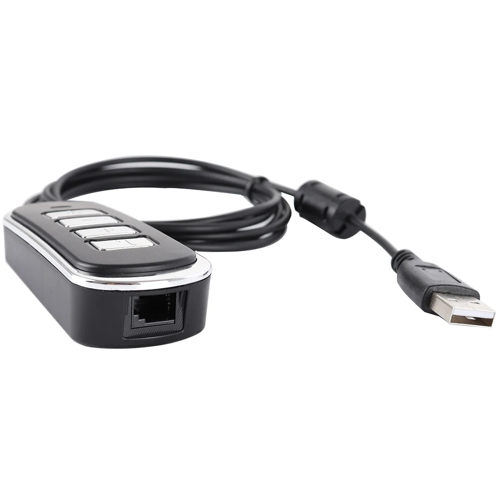 Rj9 Modular Socket To Usb Adapter Cable With Mute Switch And Volume ...