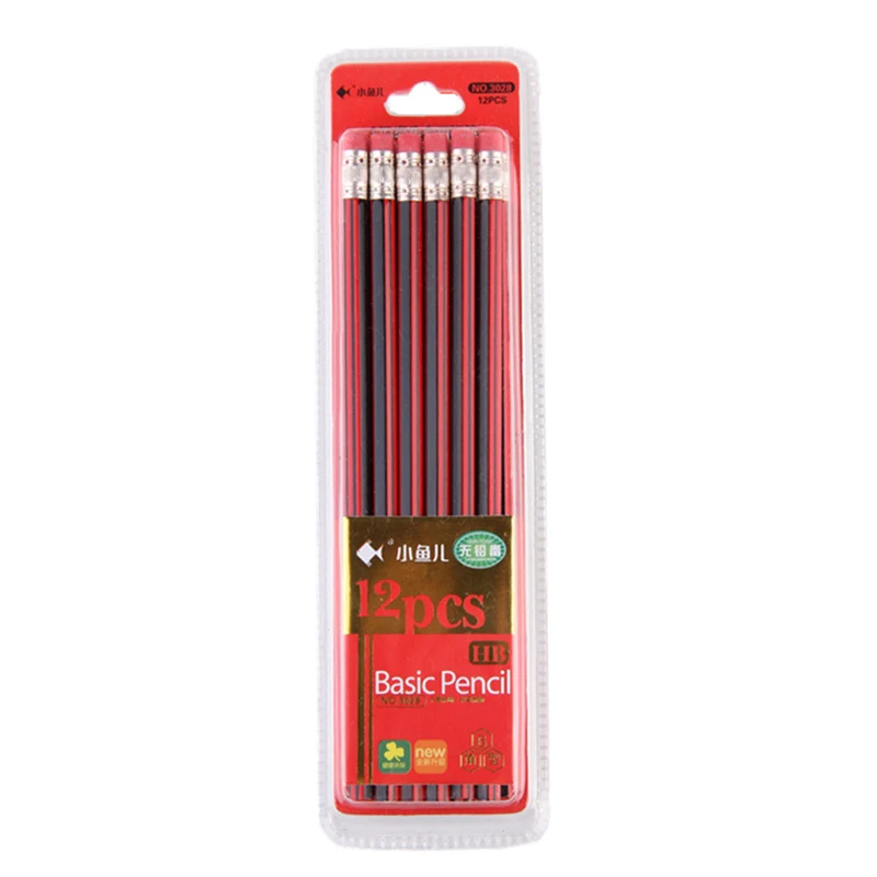 Creative HB Pencil Blister Package HB Wooden Hexagonal Pencil With ...