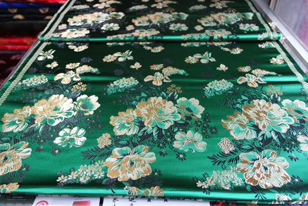 Green Chinese Fabric