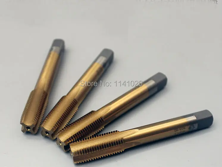 Free delivery 5PCS TG M10*1.5 coated high speed steel machine taps ...