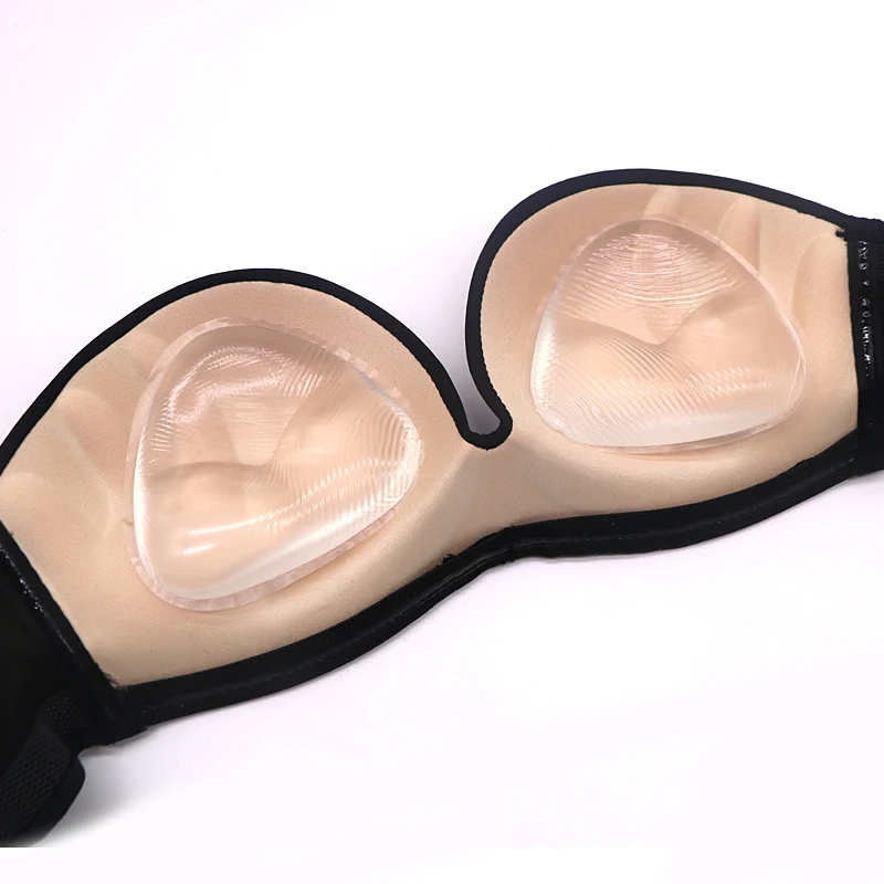 Silicone Invisible Bra Pads Push Up Bra Pads Inserts Breast Enhancer Bikini Padding