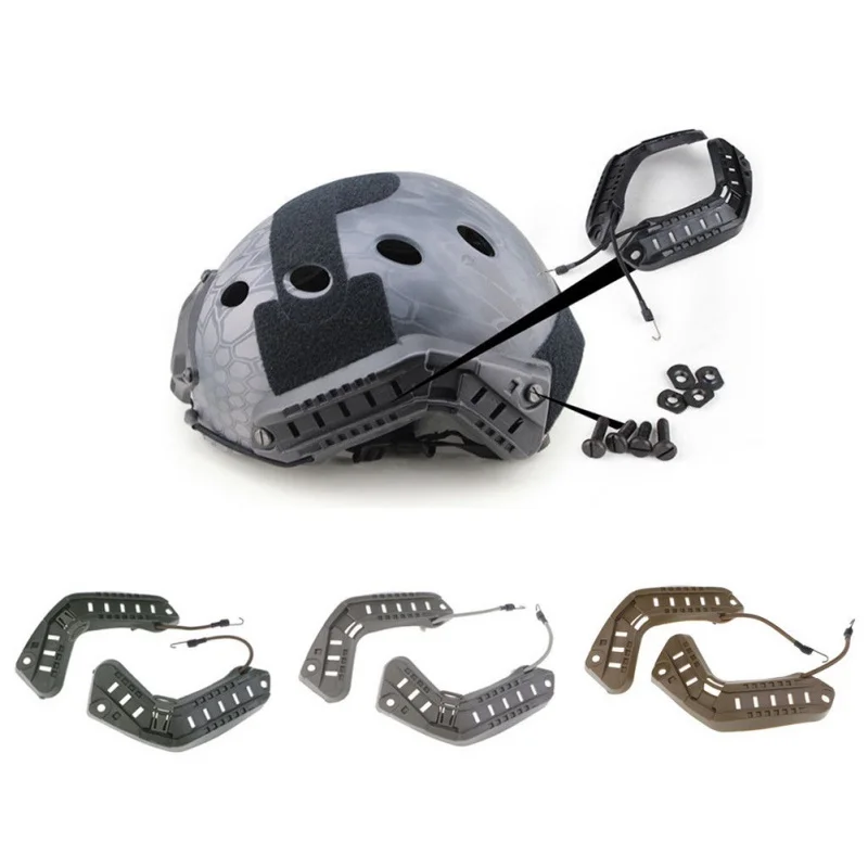 Helmet Rail Mount Tactical FAST Helmet Accessory ARC Helmet Mount Rail ...