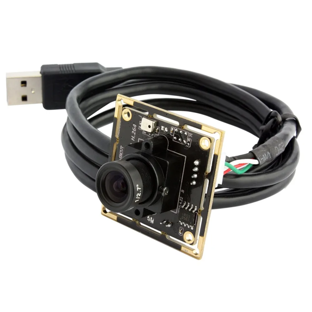720P 1.0 megapixel HD OV9712 CMOS H.264 wide angle usb cmos color board ...