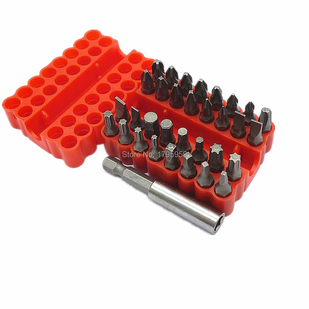 32pcs Security Torq Torx Hex Tamper Proof Bit Screwdriver Set With 1/4 ...