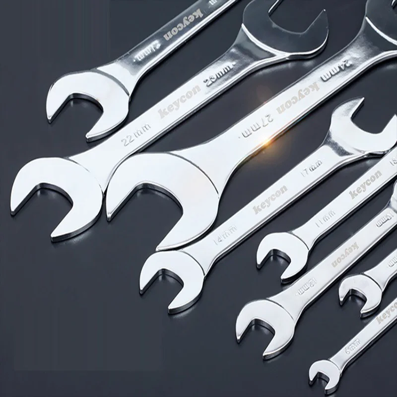 8PC 6 27MM Double Head Open Plate Hand 3mmThin Wrench Hex Drive Shaft ...