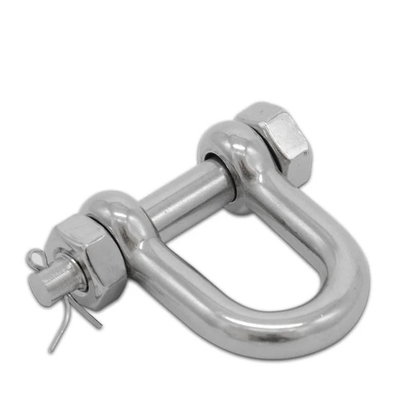 304 Stainless steel M25 Heavy Duty DEE Shackle With Nut & Safty Pin ...