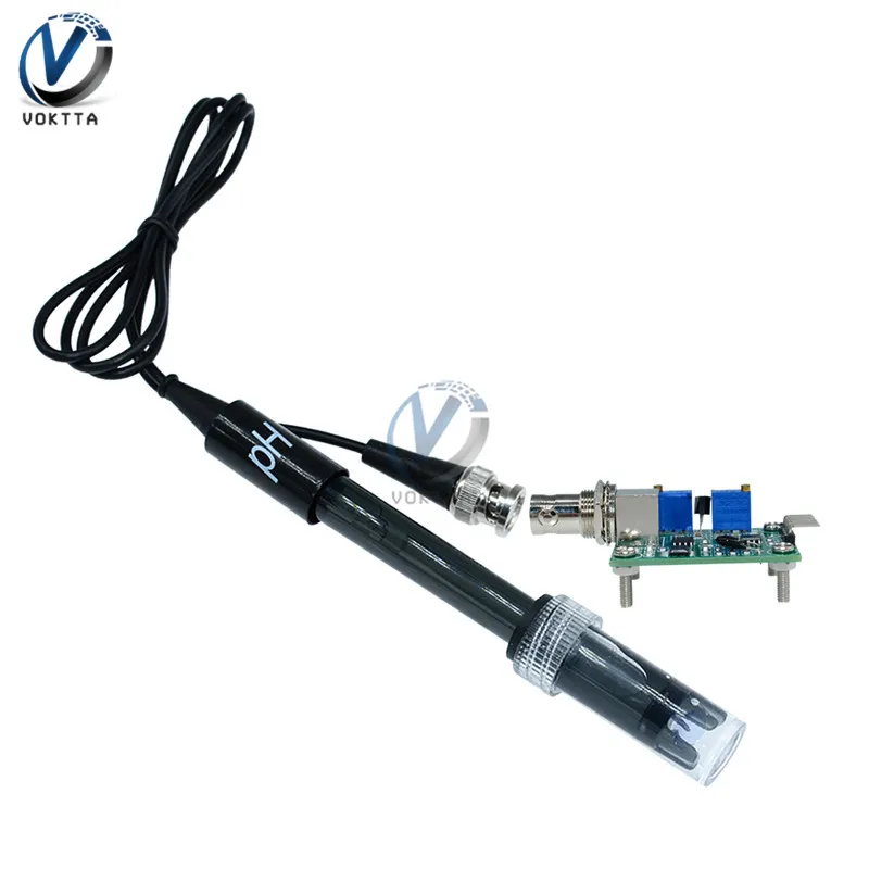 Liquid PH Value Detection detect Sensor Module Monitoring Control Board For Arduino BNC ...