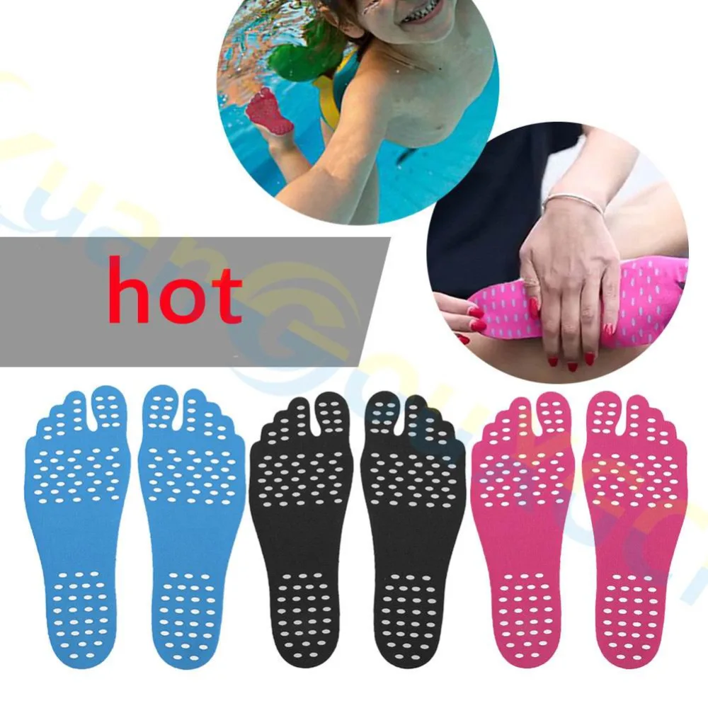 Silicone Unisex Beach Foot Patch Pads Insoles men Comfortable ...