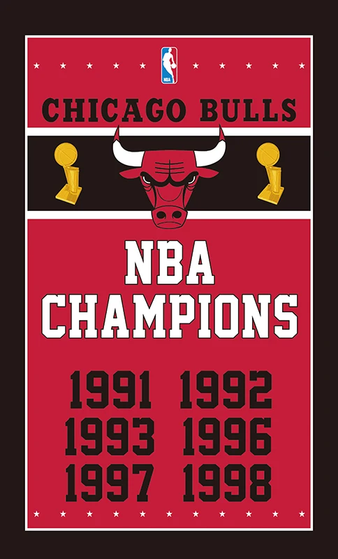 Chicago Bulls Championship Banners
