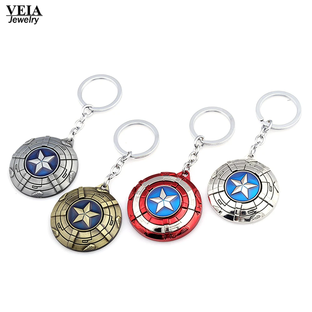 Veia Joyas New Design The Avengers Keychain Movie Captain America ...