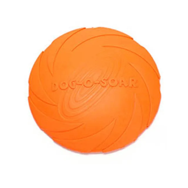 Outdoor Soft Eco-friendly Silicone Rubber Dog Frisbee Pet Tooth ...