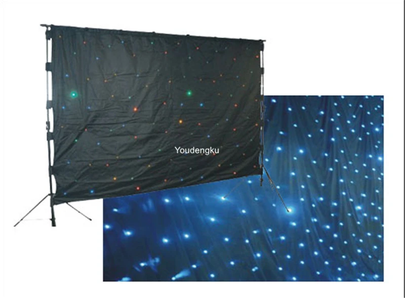3 X 5 Meter Rgbw Led Star Curtain Led Star Cloth Led Star Cloth ...