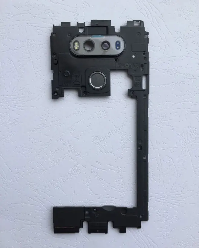 For LG V20 Middle Frame Bezel with Back Camera Lens and fingerprint ...