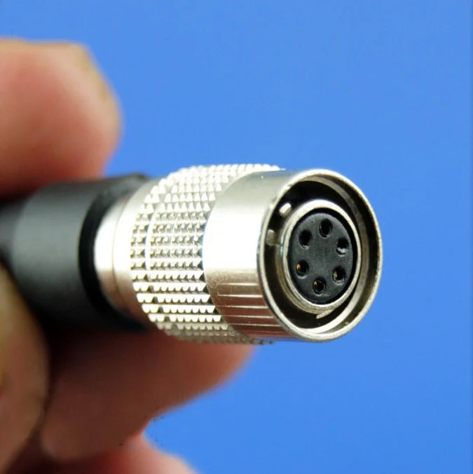 HRS Hirose HR10A-7P- 6P 6pin Female Plug Connector Solder Cable Mount ...