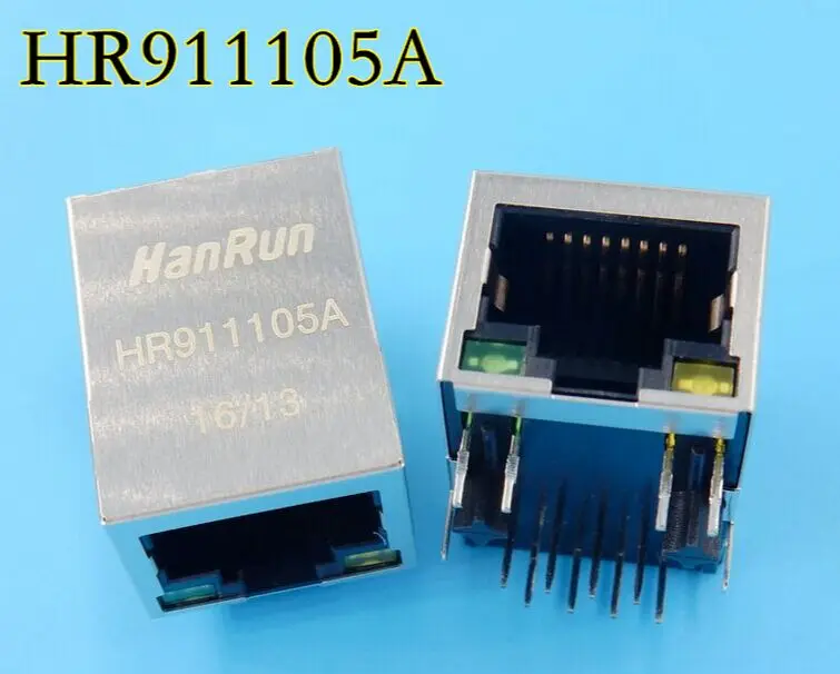 5pcs Single Port RJ45 Connector Original HR911105 HR911105A-in ...